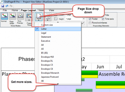 Changing Page Sizes with OnePager | OnePager Blog