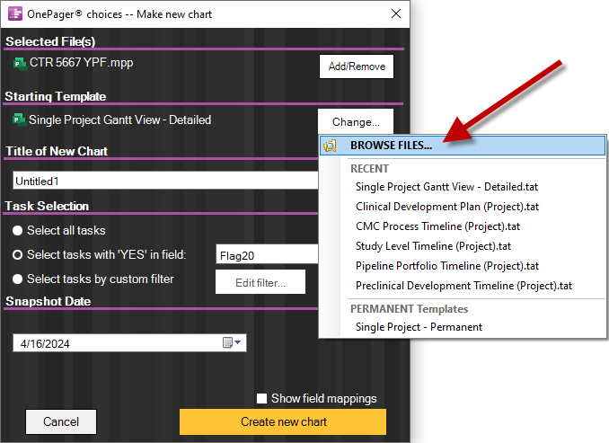 OnePager | Clinical Trial Milestone Timeline