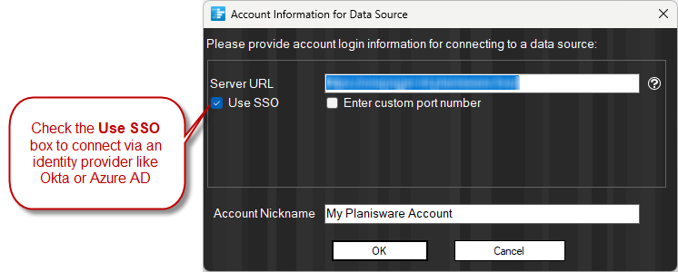 Connecting to Planisware Enterprise from OnePager